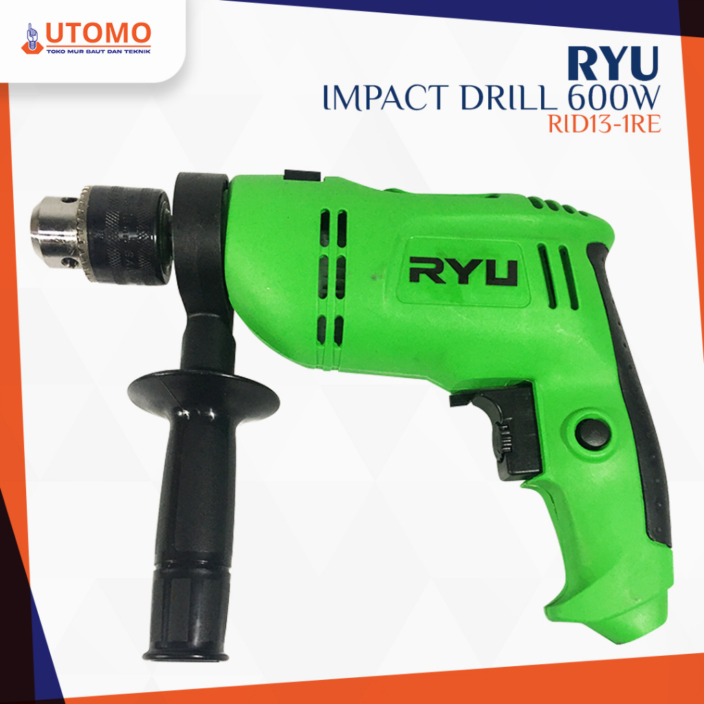 Jual PROMO TERMURAH TEKIRO RYU MESIN BOR IMPACT DRILL BOLAK BALIK 13MM ...