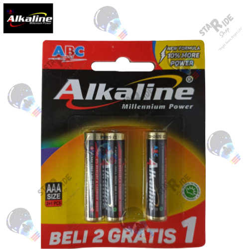 Jual ABC Alkaline Batu Batere Batre Baterai Battery Ukuran AAA A3 Size ...
