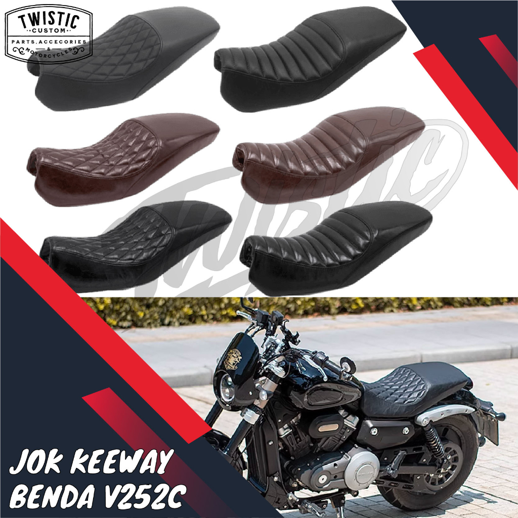 Jual Jok Two Up Seat Motor Keeway Benda V252C V 252 C Wajik Garis ...