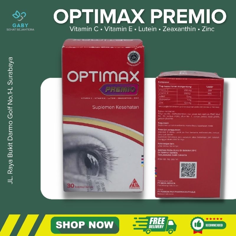 Jual K24 BUKIT DARMO OPTIMAX PREMIO Botol Isi 30 Tablet / Vitamin untuk Membantu Memelihara ...
