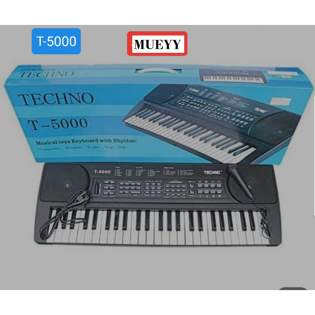 Jual Keyboard techno T500 piano keyboard piano ukuran besar | Shopee ...