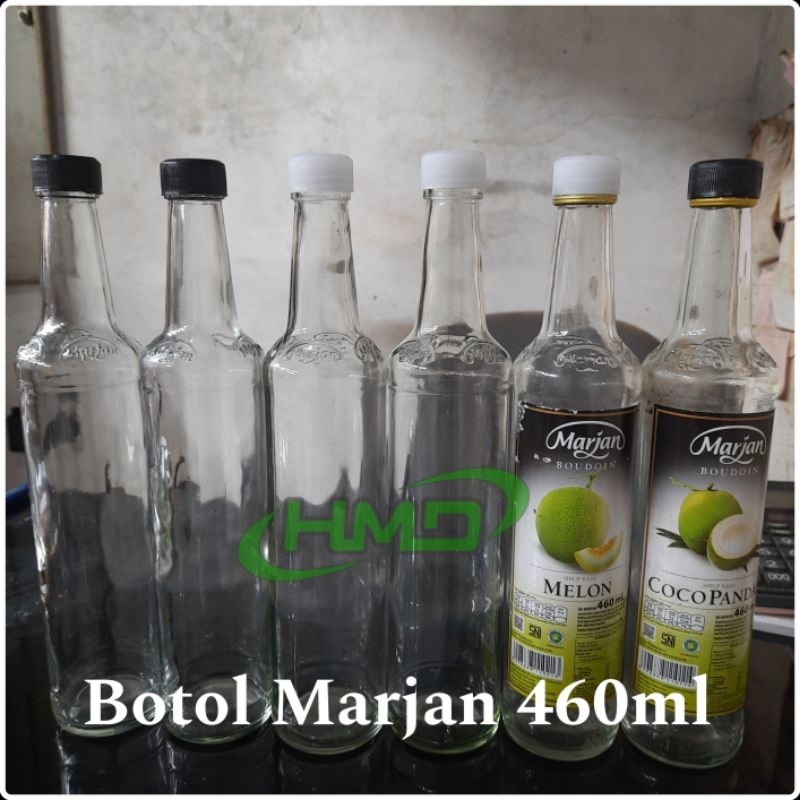 Jual Botol marjan/drum uk 460ml +sumbat+Tutup putih (baru) | Shopee ...