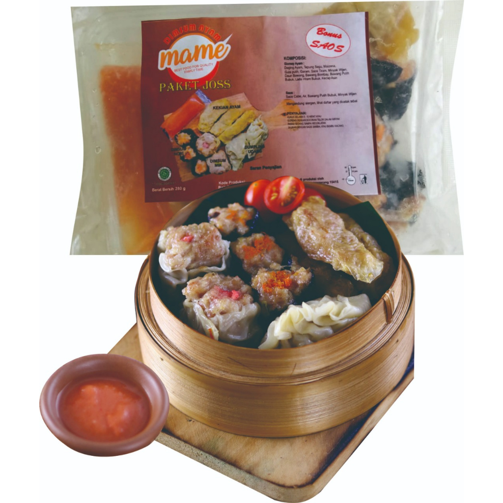 Jual Dimsum mame/aneka toping/Nori/Keju/Pedas/Dumpling ayam udang/Paket ...