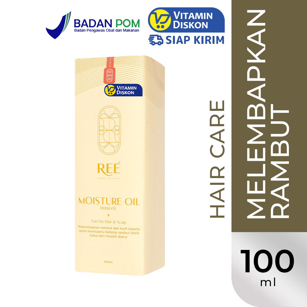 Jual REE DERMA HYDRATE MOISTURE HAIR OIL 100ML | Shopee Indonesia