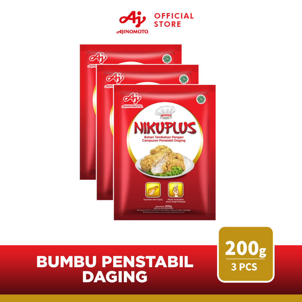 Jual Nikku®Plus® Bumbu Penstabil Daging Ajinomoto 200g Meat Improver ...