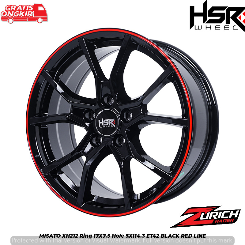 Jual VELG MOBIL HRV BRV XPANDER INNOVA ERTIGA XL7 RUSH GRANDMAX LUXIO HSR MISATO RING 17 ...