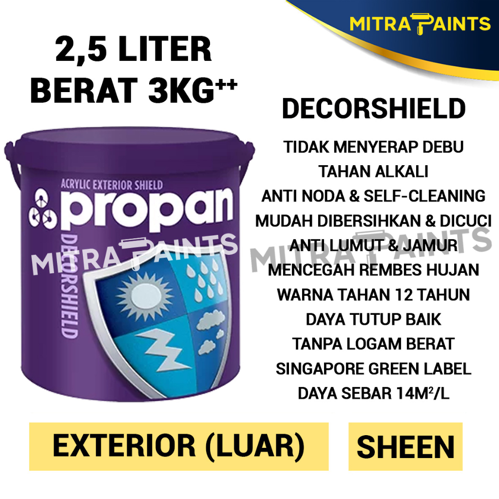 Jual CAT TEMBOK PROPAN 160-3 RUSSO BEIGE / DECORLOTUS DECORCRYL ...