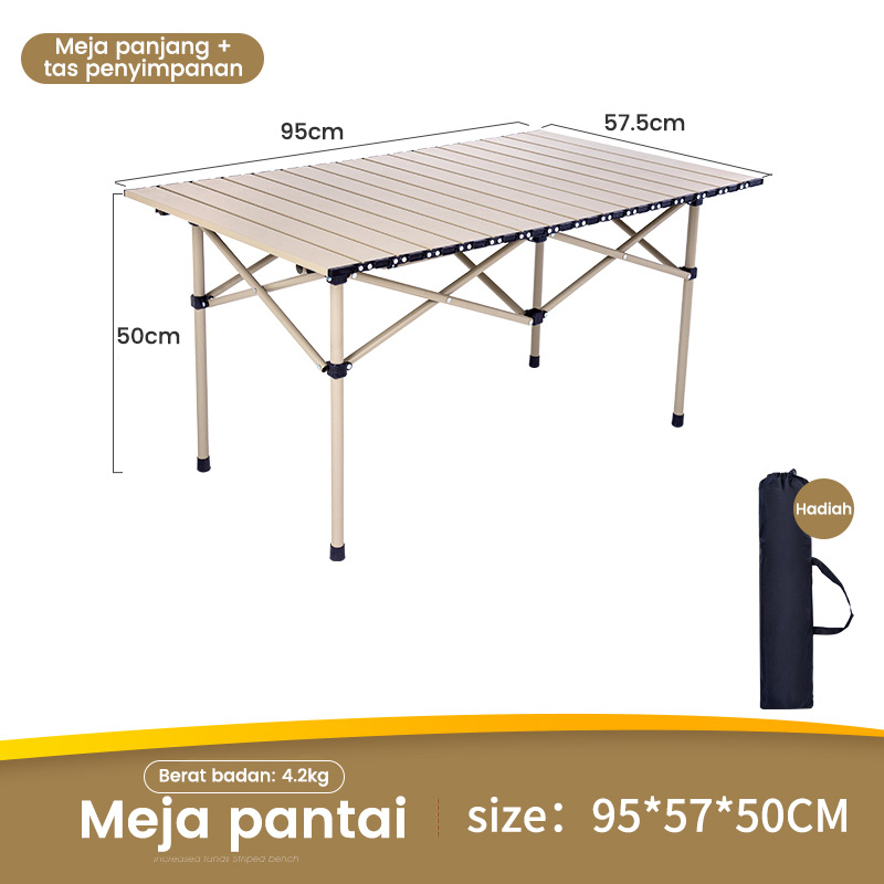 Jual HOMETIME Meja Lipat Outdoor Camping Meja Lipat Camping Meja Lipat ...
