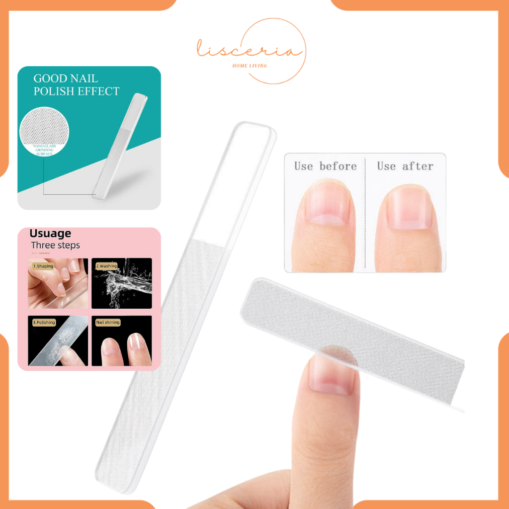 Jual [ LSC ] Kikir Kilap Kuku Kristal Glass Nail Shiner Polish alat ...