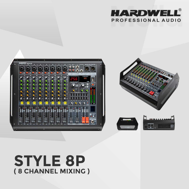 Jual Hardwell Style 8P 8 channel power mixer | Shopee Indonesia