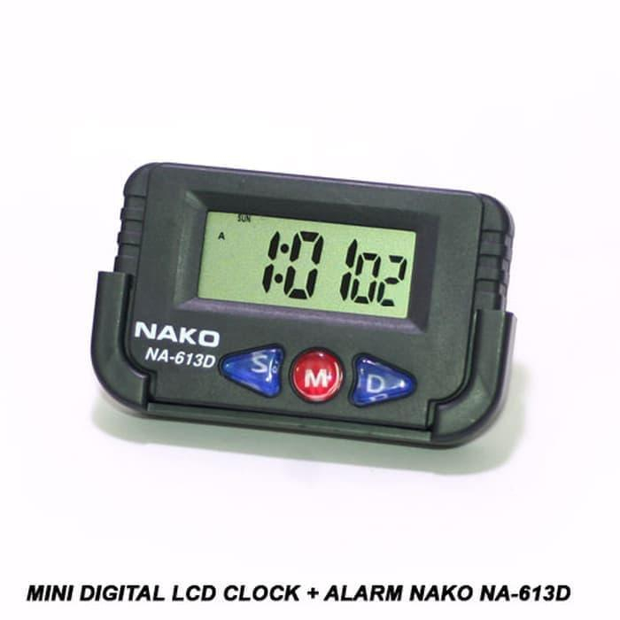 Jual NAKO NA-613D / NA-617A Digital Car Automobile Alarm Clock | Shopee ...