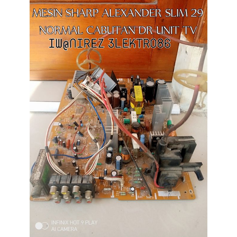 Jual MESIN TV SHARP ALEXANDER SLIM 29 IN ORI CABUTAN NORMAL SUDAH LULUS ...
