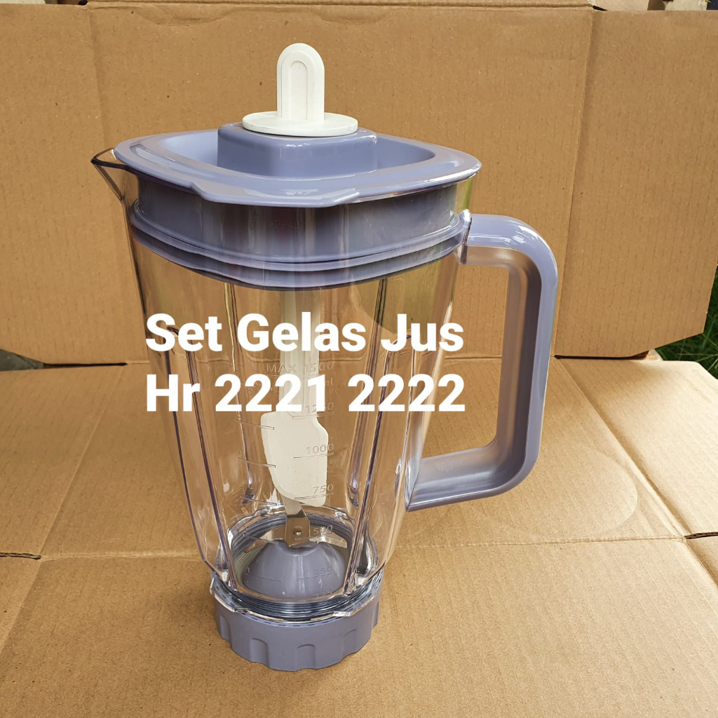 Jual FULLSET GELAS BLENDER PHILIPS HR 2221 2222 2223 PLASTIK | Shopee Indonesia