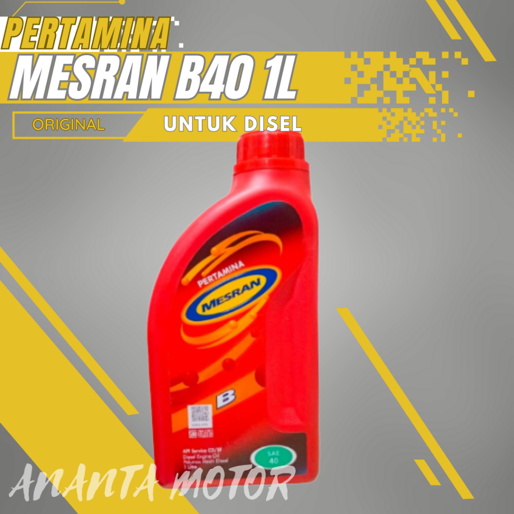 Jual new live extra ANANTA NEW Oli Mesran B40 SAE 40 1 L Oli Mesin ...