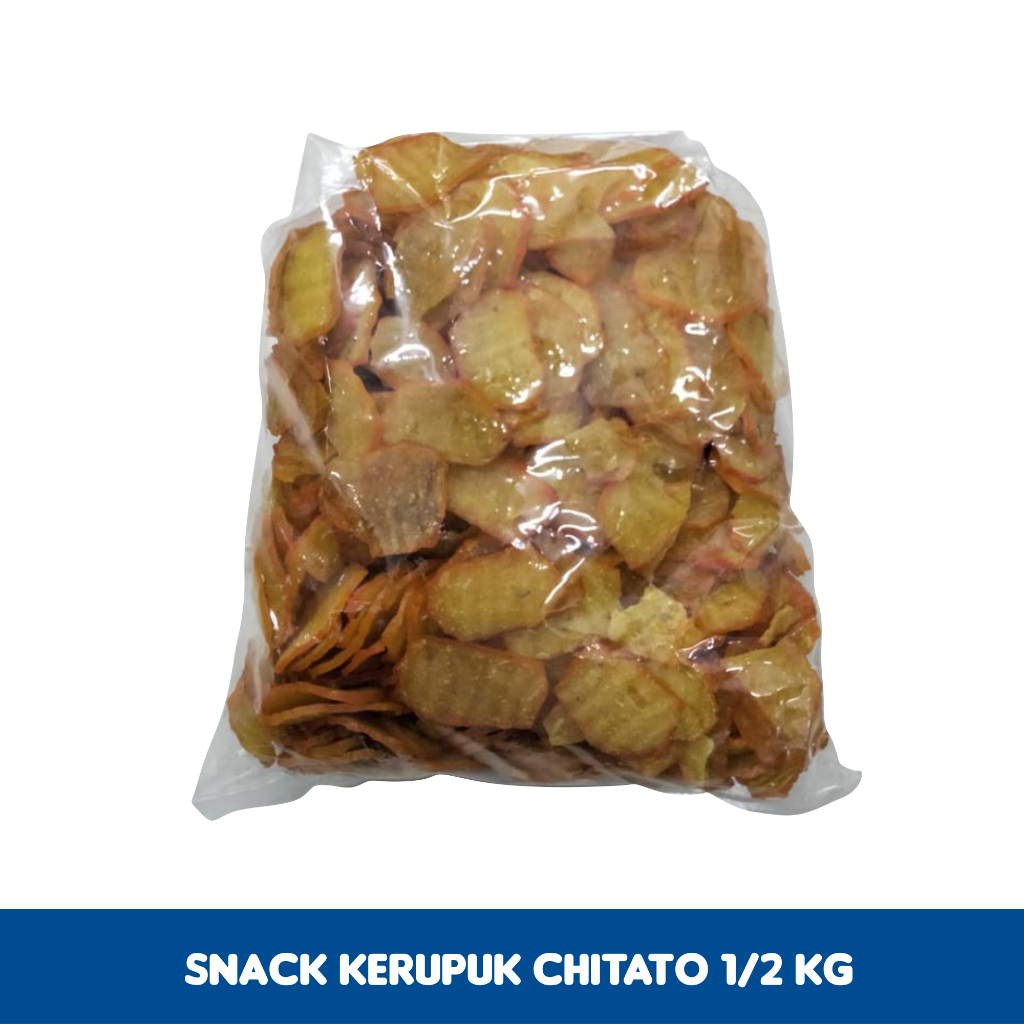 Jual Snack Kerupuk Chitato 1/2 kg Makanan Ringan Camilan | Shopee Indonesia