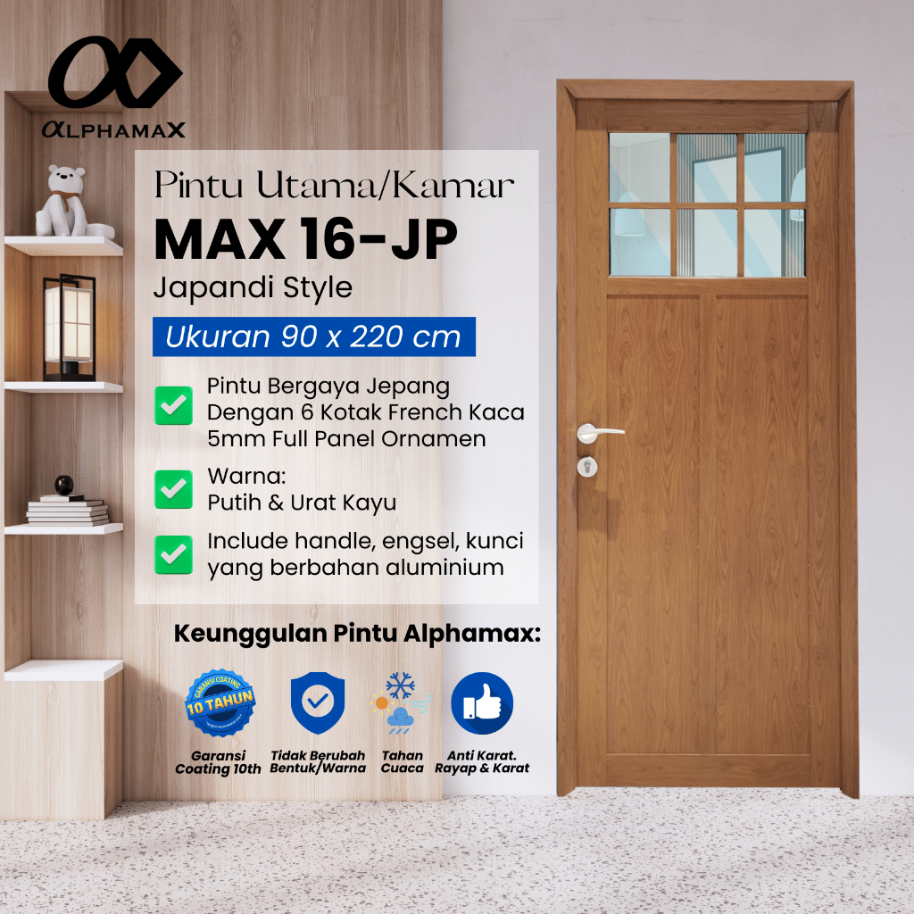 Jual ALPHAMAX Max 16-JP Pintu Rumah Pintu Kamar Pintu Pembatas Pintu ...