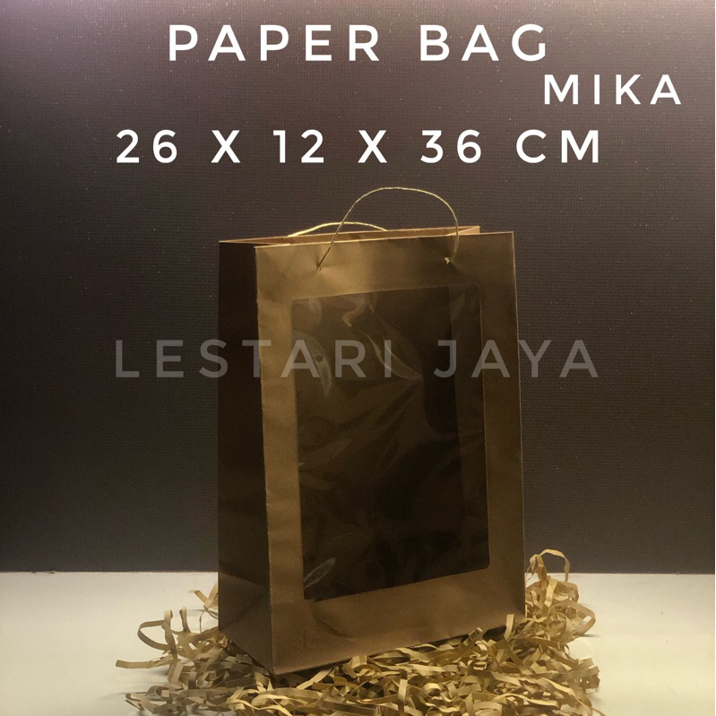 Jual Paper Bag Mika 26x12x36 Cm Tas Souvenir Tas Ulang Tahun Tas ...