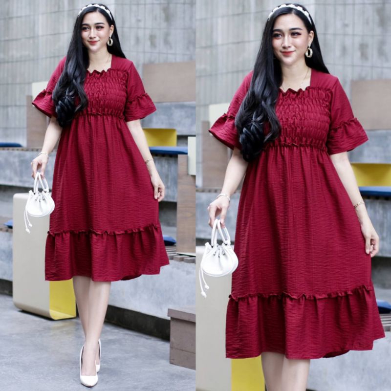 Jual BIANCA DRESS/DASTER SMOK/DASTER LINEN/DASTER SEXY/DRESS SEXY/MINI ...