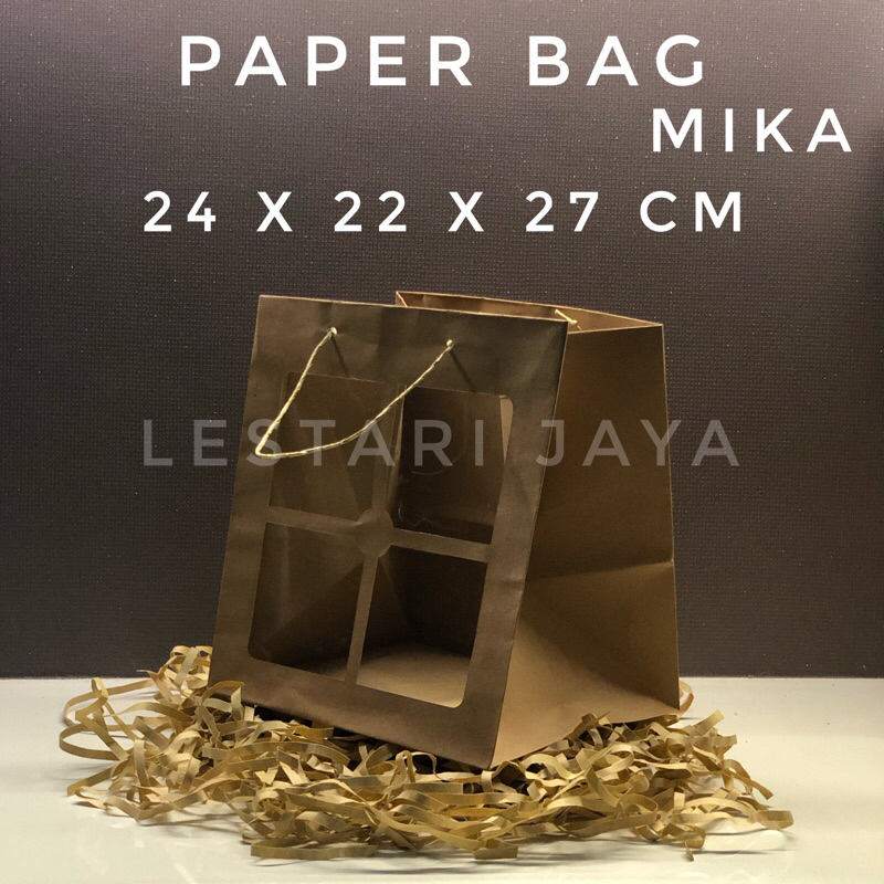 Jual Paper Bag Mika 24x22x27 Cm Tas Souvenir Tas Ulang Tahun Tas ...