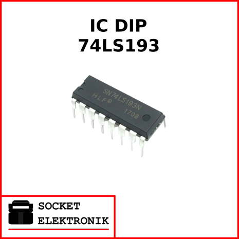 Jual IC 74LS193 74193 DIP Synchronous 4-Bit Binary Counter with Dual ...