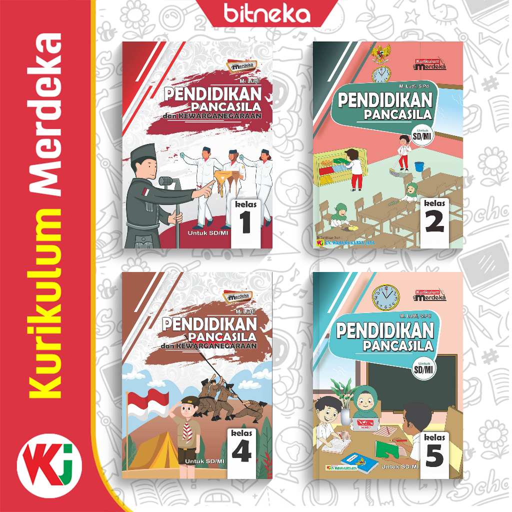 Jual Buku Siswa Pendidikan Pancasila (PPKn) SD/MI Kurikulum Merdeka Kurmer - M Lutfi (WKJ ...