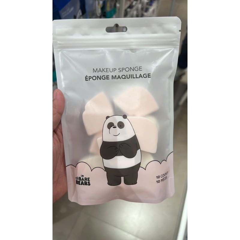 Jual Miniso X We Bare Bears Makeup Sponge - 10 Count | Shopee Indonesia