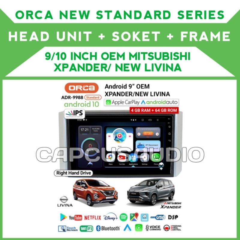 Jual HEAD UNIT ANDROID 9 INCH XPANDER / NEW LIVINA ORCA NEW STANDARD ...