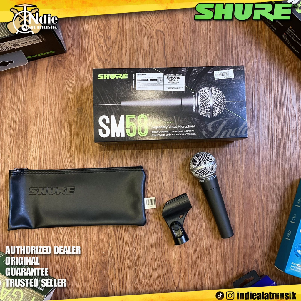 Jual SHURE SM58 SM 58 Dynamic Vocal Microphone | Original Bergaransi ...