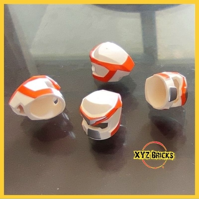 Jual LEGO PARTS 6020233 Headgear - Mini Mech Helmet No. 1 White ...