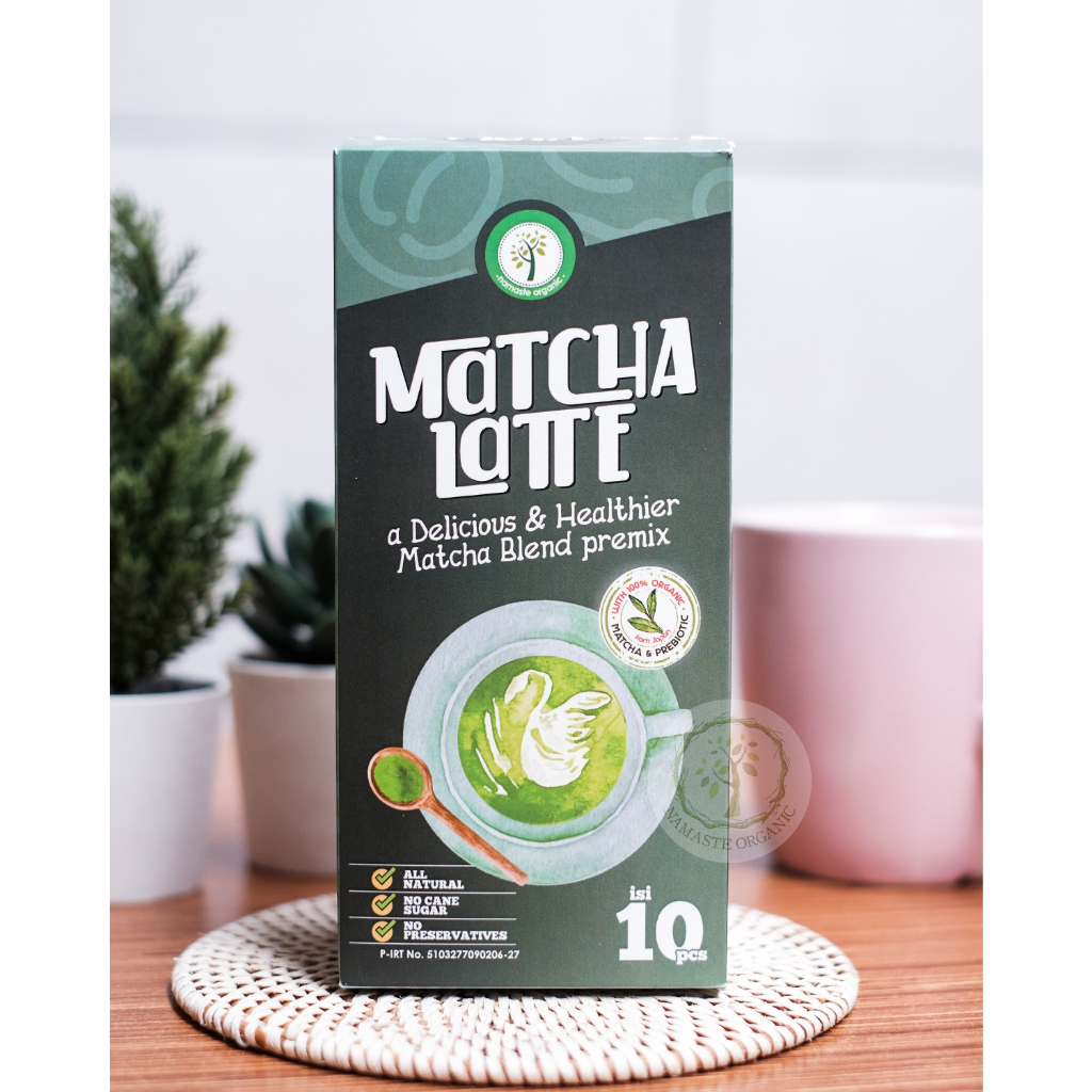 Jual MATCHA LATTE BOX - MATCHA BLEND PREMIX ISI 10 SACHET | Shopee ...