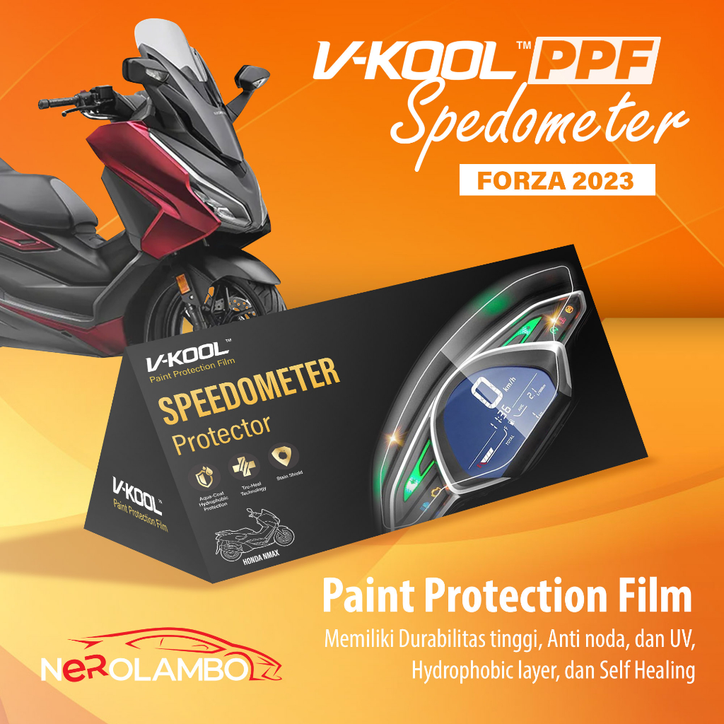 Jual VKOOL PPF Speedometer Honda Forza 250 | Nero Lambo Official ...