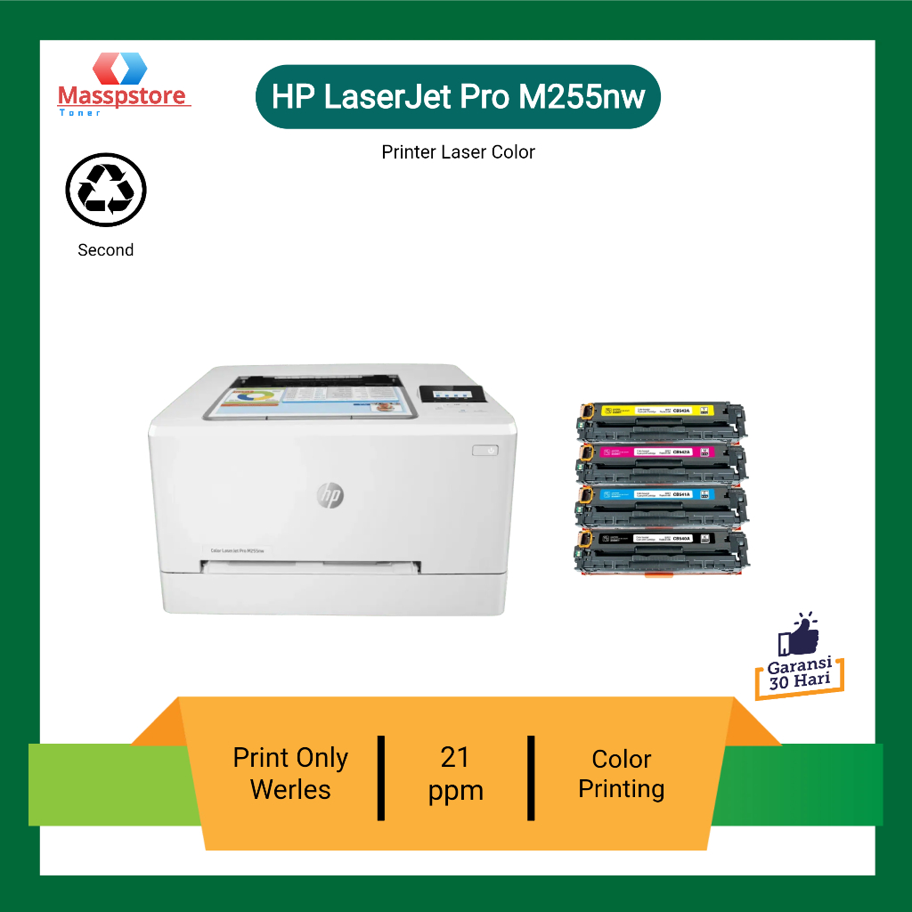 Jual Printer Color HP LaserJet Pro M255nw Printer Laser color network ...