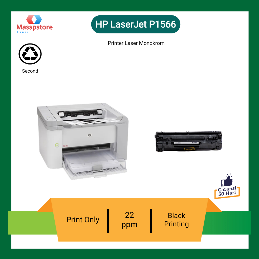 Jual Printer hp laserjet P1566 Printer Monochrome Hitam Putih | Shopee ...