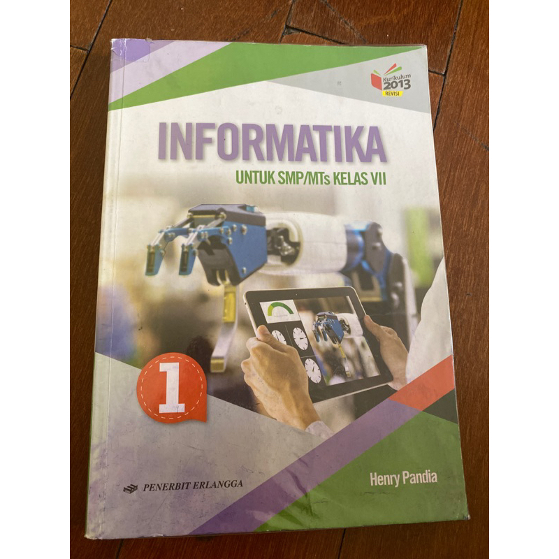 Jual BUKU TIK Informatika SMP kls 7 Penerbit Erlangga | Shopee Indonesia
