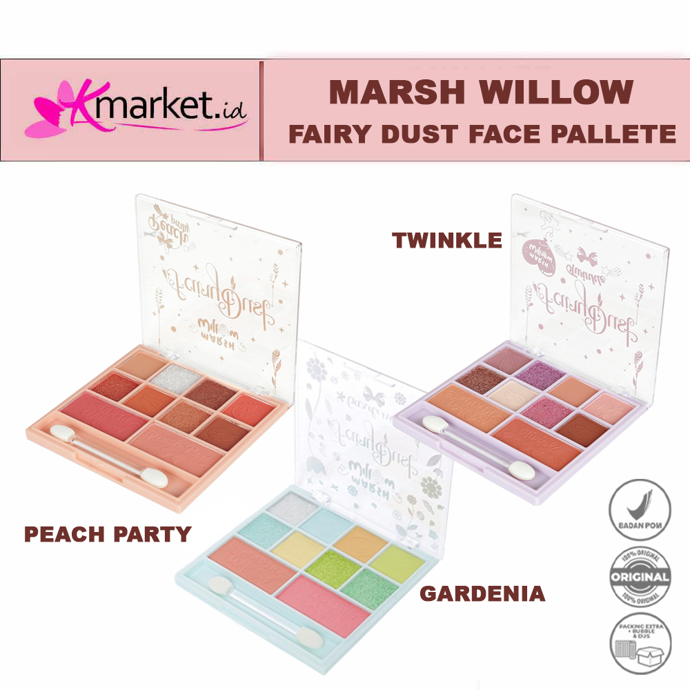 Jual Marshwillow Fairy Dust Face Pallete Twinkle & Peach Party ...