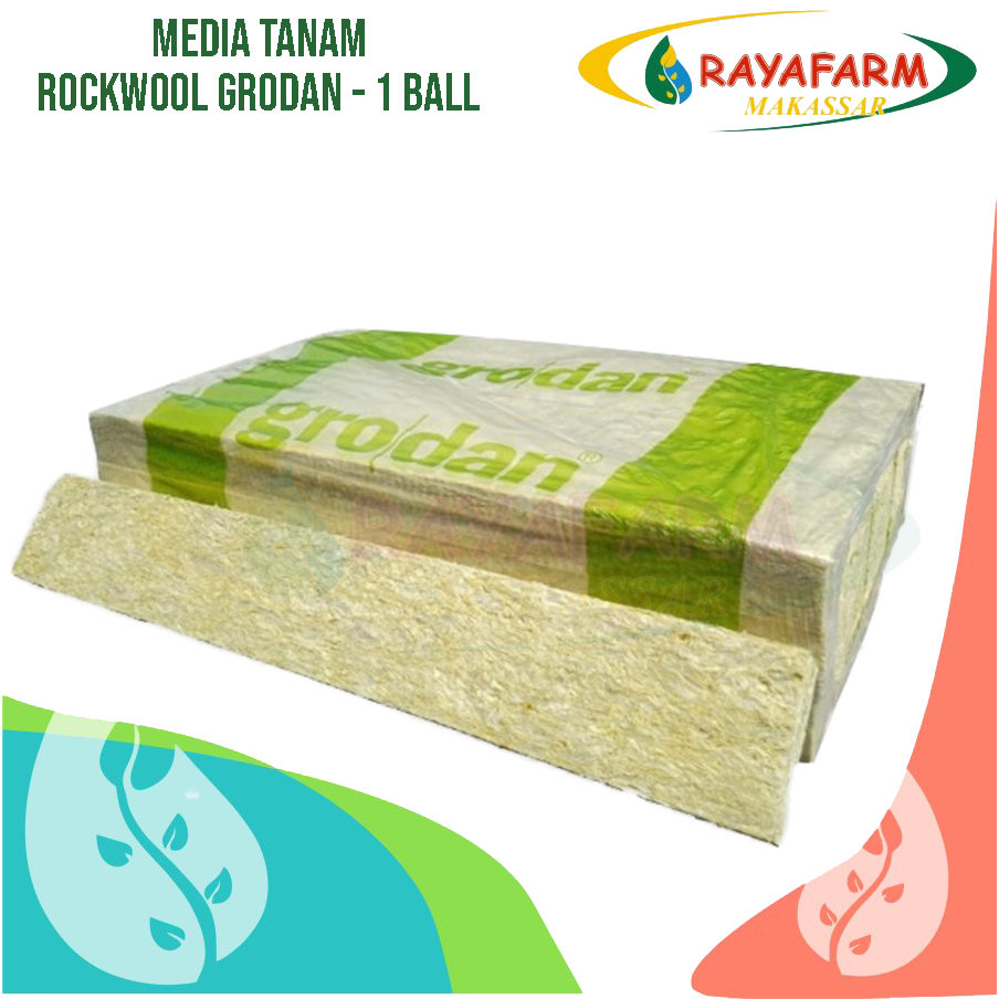 Jual Media Tanam Rockwool Grodan 1 Ball (isi 12 Slab) | Shopee Indonesia