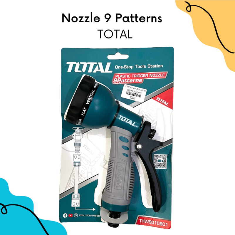 Jual Total 9 Pattern Plastic Trigger Nozzle | Total 9 Pattern Spray ...