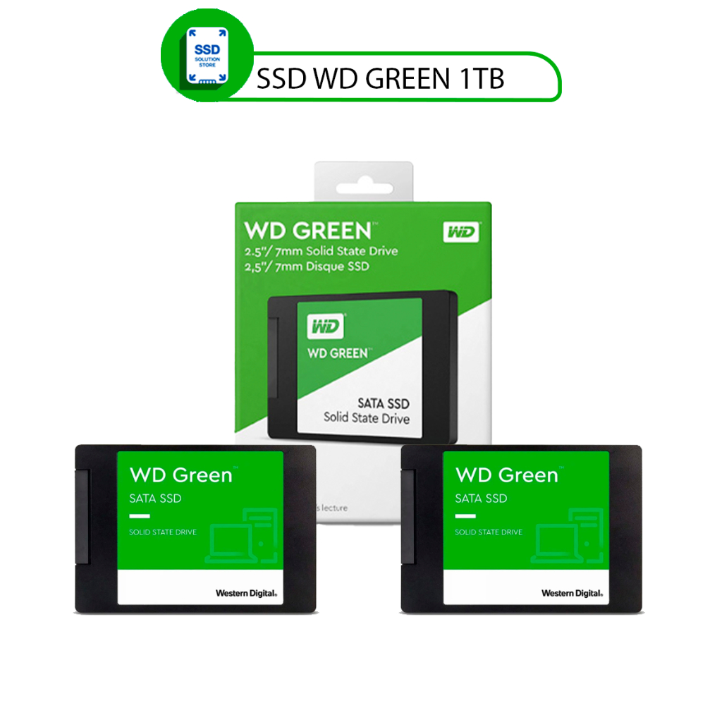 Jual WD Green SSD 240GB 480GB 1TB Sata 3 - WDC Green 240 GB 2.5 ...