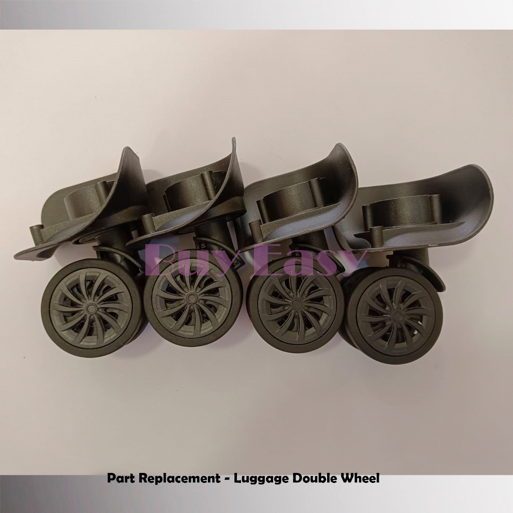 Jual Roda Koper Double Wheel 360 derajat putar 1 set isi 4 pcs warna ...