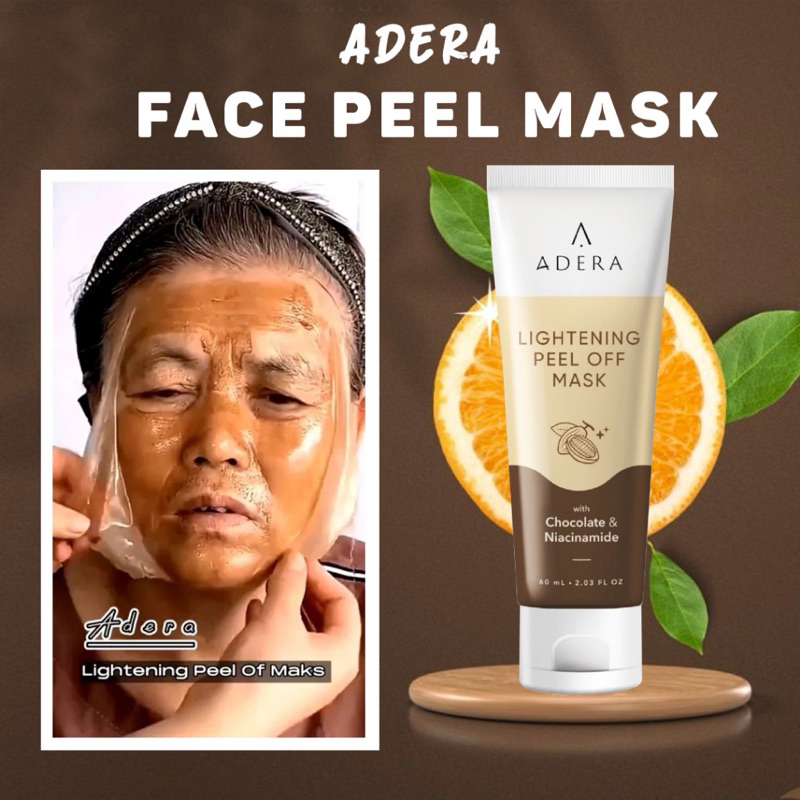 Jual ADERA LIGHTENNING PEEL OFF MASK 100% ORIGINAL with chocolate ...