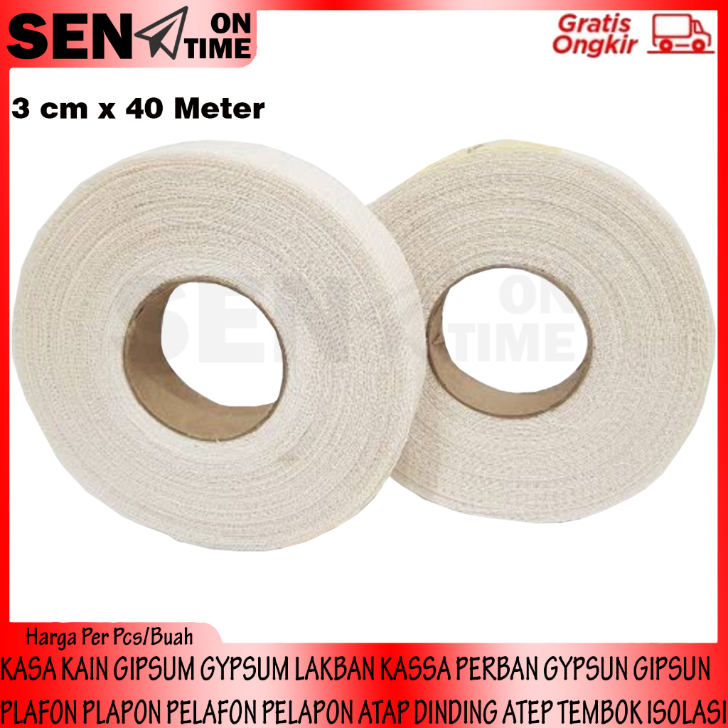 Jual LAKBAN KASSA PERBAN KASA GIPSUM KAIN GYPSUM GYPSUN GIPSUN PLAFON ...