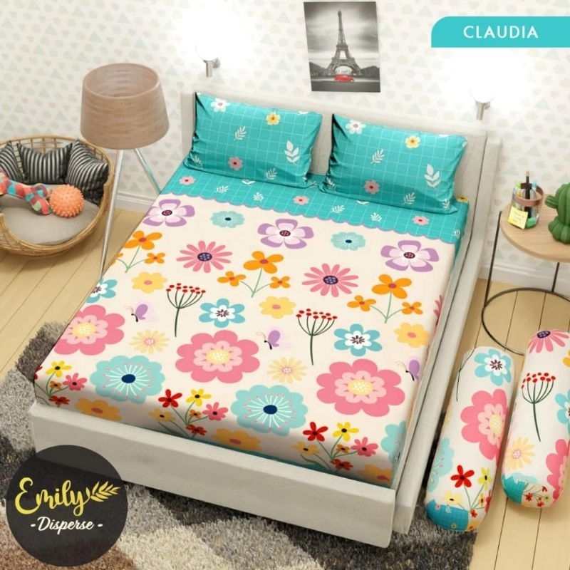 Jual Sprei Motif Bunga Terbaru Free Set Sarung Bantal dan Guling ...