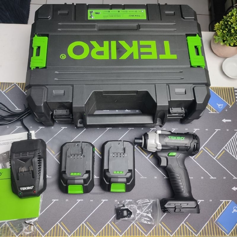 Jual Mesin Bor Impact Tekiro Cordless Impact Driver XV Brushless 20V ...
