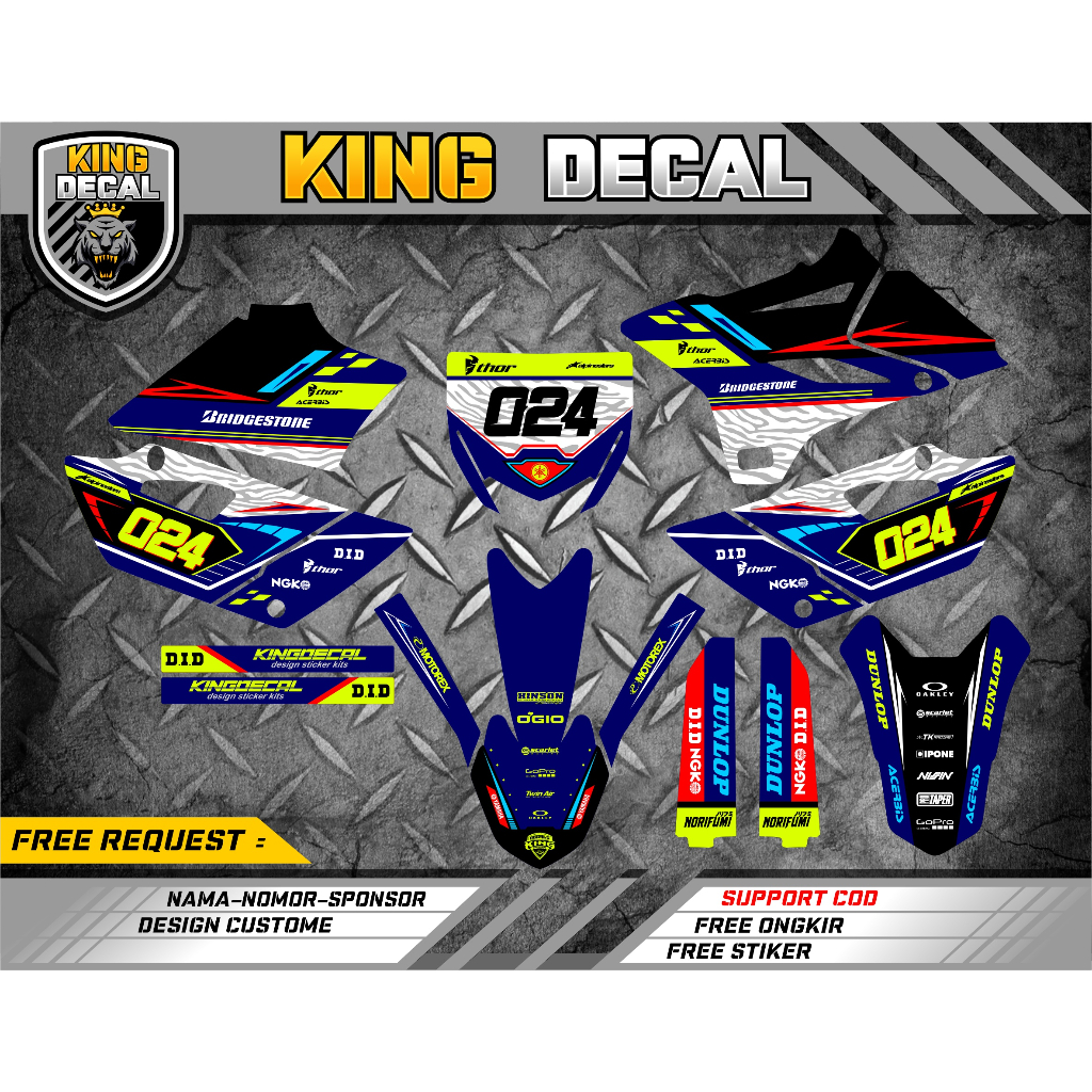 Jual DECAL YZ 85 NEW FULL BODY DECAL STIKER YZ 85 DECAL STICKER YZ 85 ...