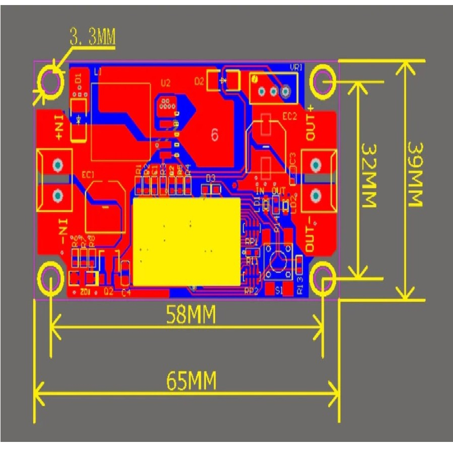 Jual Modul XL6009 Voltmeter Adjustable DC-DC Step Up Boost Converter ...