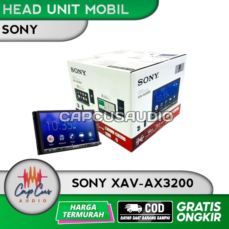 Jual SONY XAV-AX3200 / AX 3200 HEAD UNIT DOUBLE DIN 7 INCH SONY XAV ...