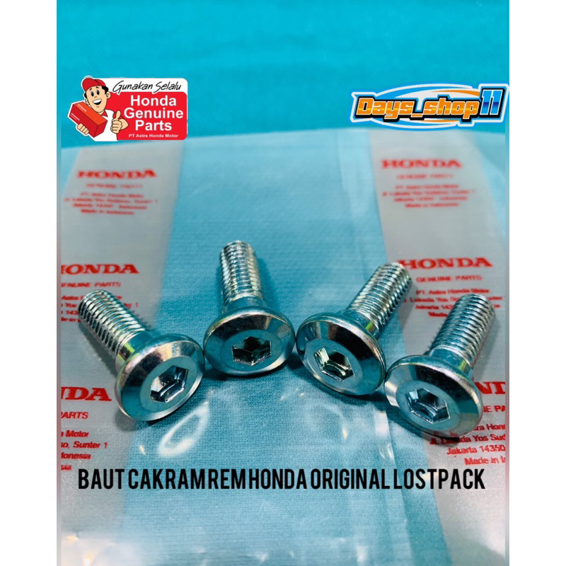 Jual baut piringan cakram satu set vario pcs scoopy spacy beat sonic supra x 125 supra gtr ...