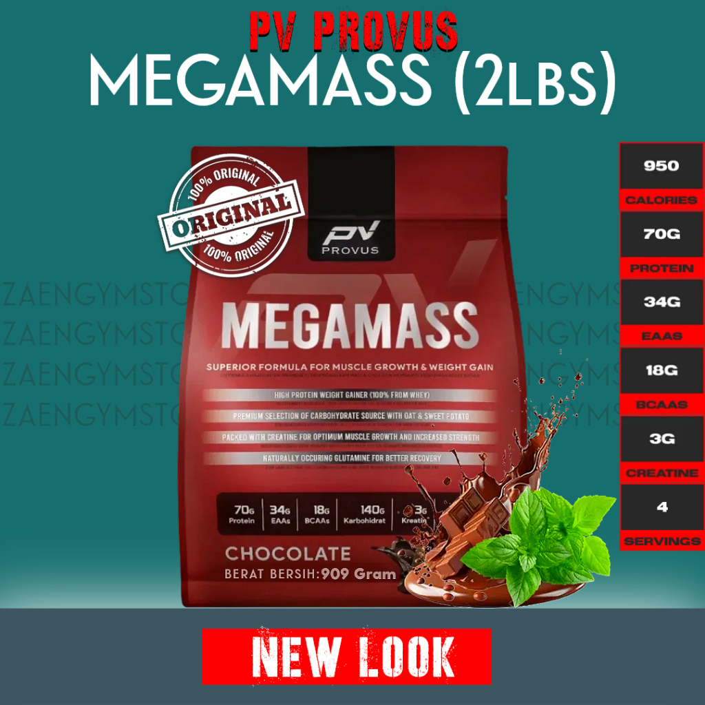 Jual Provus Megamass Gainer 2 Lbs Mass Weight Gainer | Shopee Indonesia