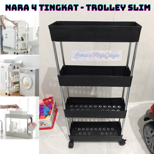 Jual NARA 4 LAYER / TROLEY SLIM / RAK 4 SUSUN SUSUN STAND HANGER ...