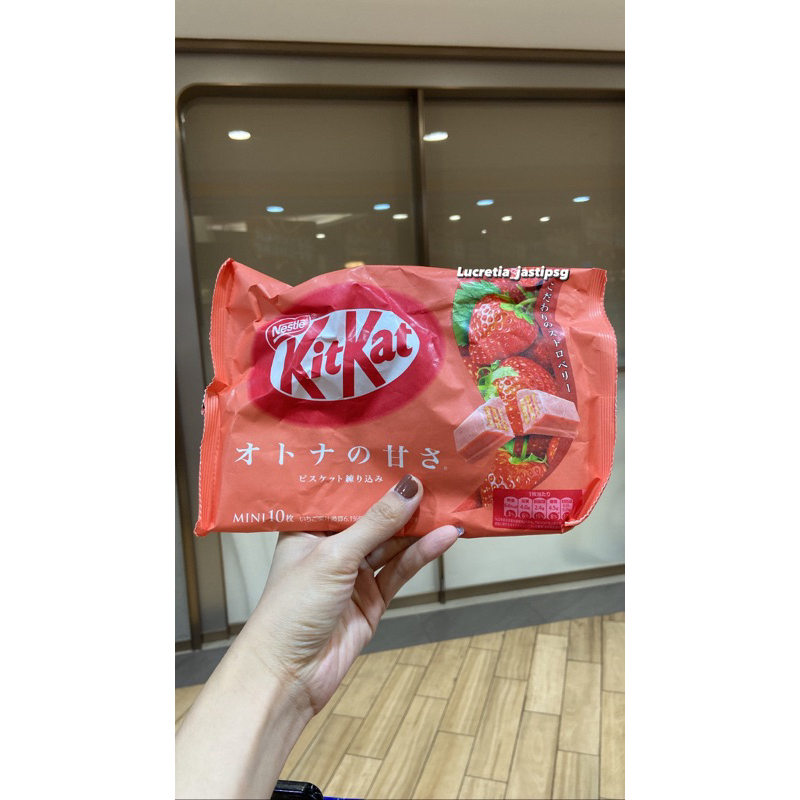 Jual Kit-Kat Strawberry Mini Jepang | Shopee Indonesia